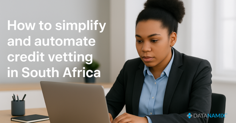 How to simplify and automate credit vetting in South Africa - Datanamix ...